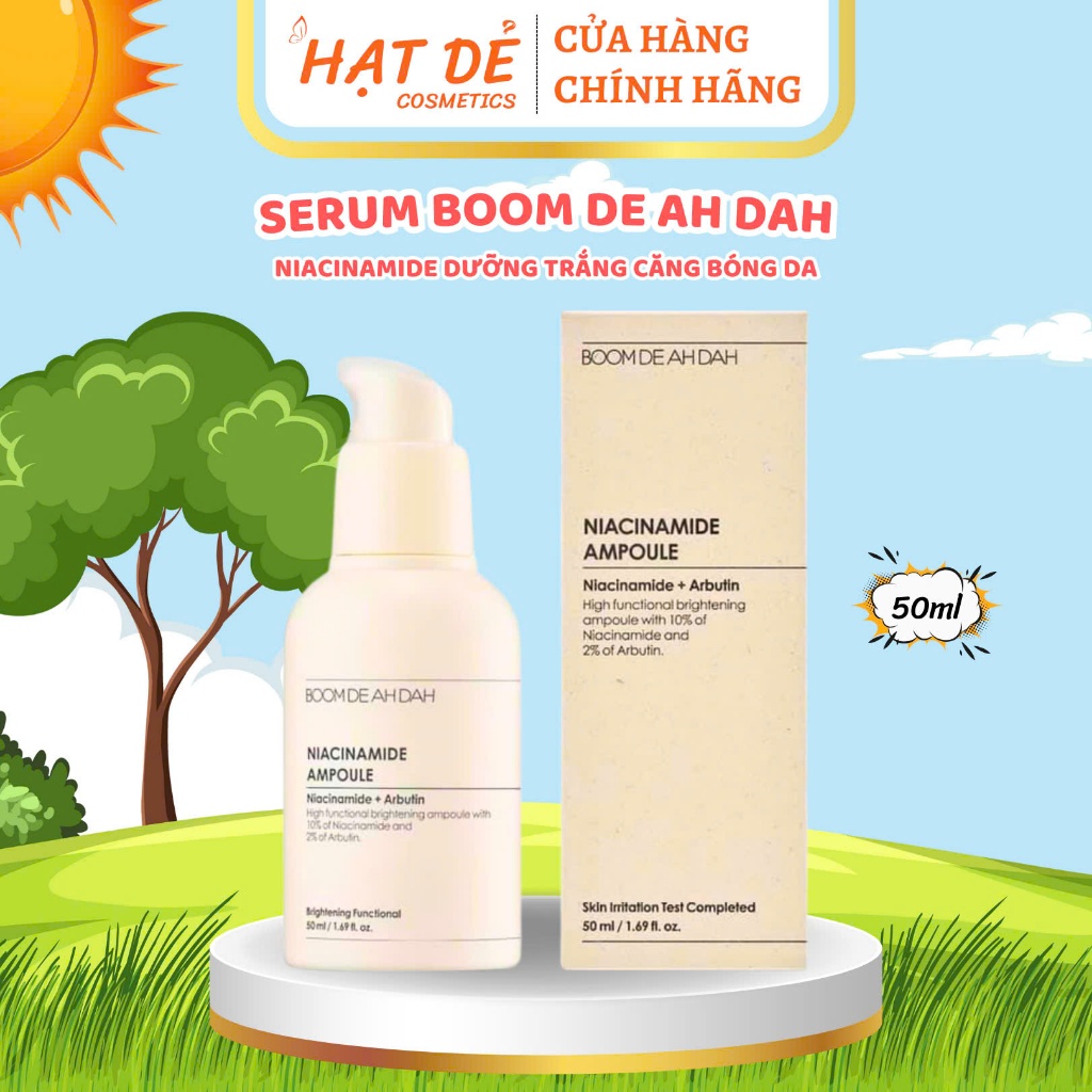 Serum Boom De Ah Dah Niacinamide Ampoule 50ml – Dưỡng Trắng & Căng Bóng ...