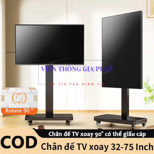 Giá Treo Tivi Di Động Có Thể Xoay 90 Độ - Giá Treo Tivi 32-75 Inch Kệ ...