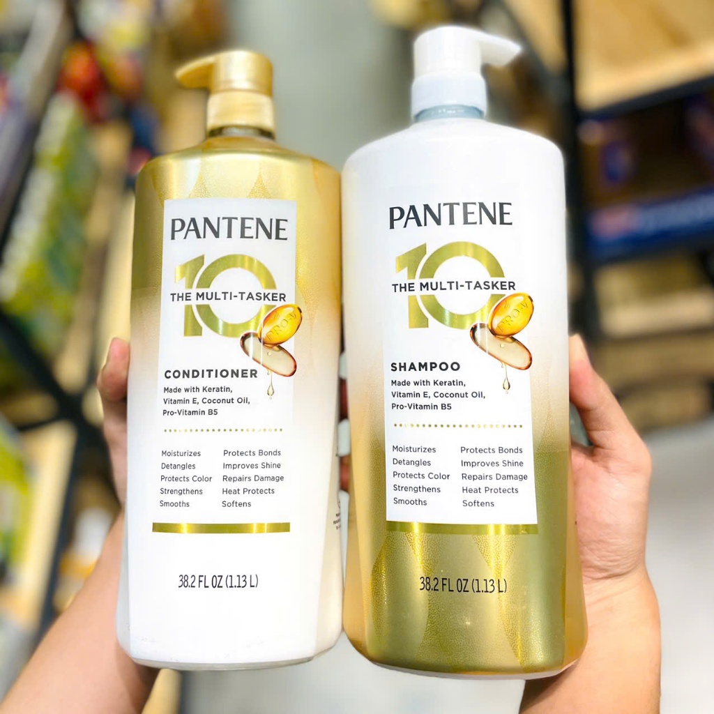 [HÀNG MỸ] GỘI XẢ PANTENE 10in1 THE MULTI TASKER MỸ 1.13L | Shopee Việt Nam