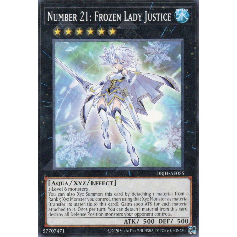 [KW2 Yugioh] [EN-AE] [Waifu] Thẻ bài DBJH-AE055 Number 21: Frozen Lady ...