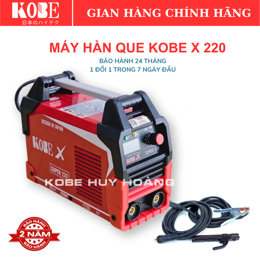 Máy hàn mini KOBE X super 220 chuyên hàn que 2,5li -3,2li cho thợ gia ...
