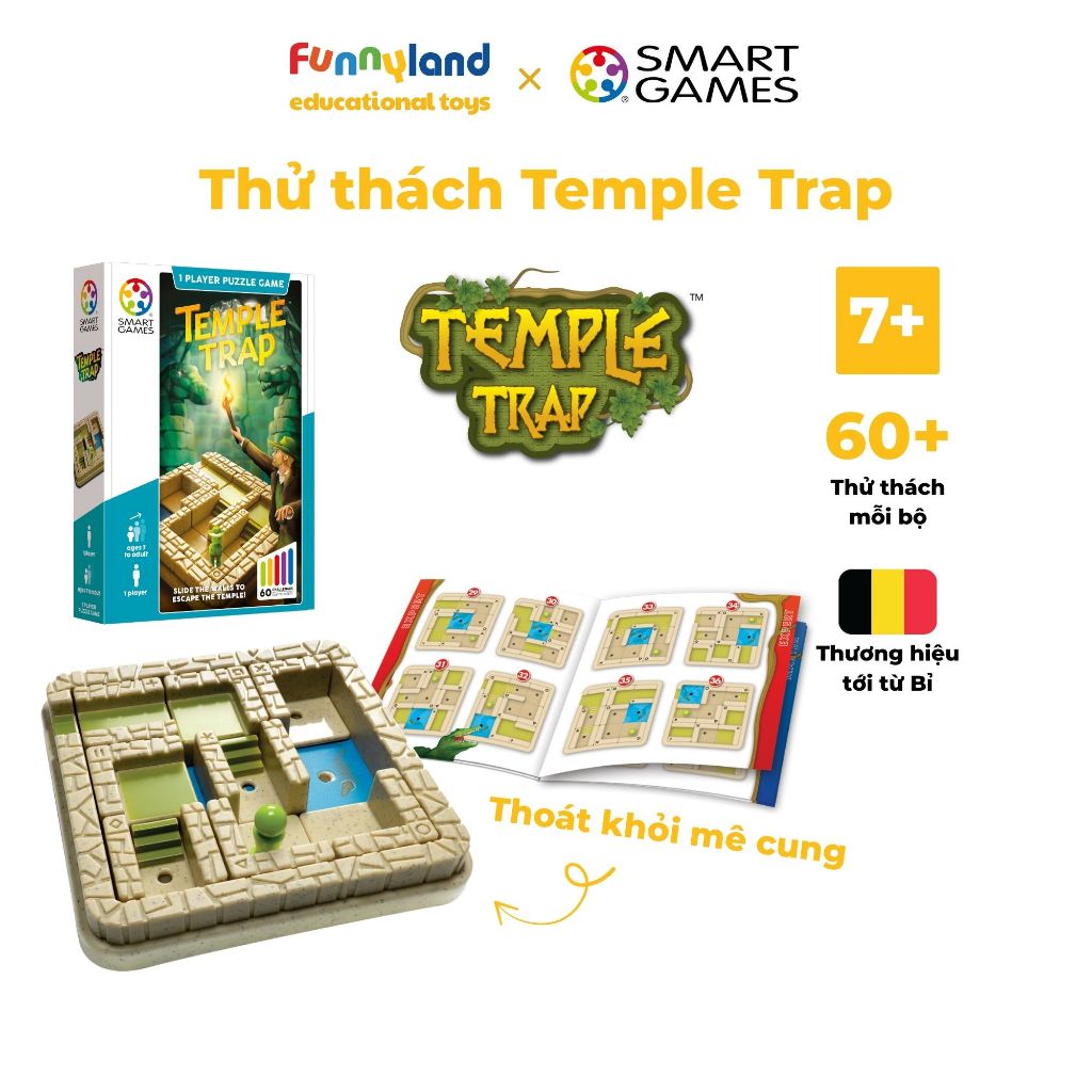Đồ chơi trí tuệ Smartgames Thử Thách Temple Trap | Shopee Việt Nam