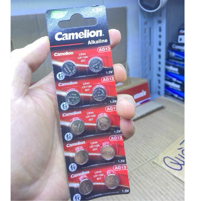 Vỉ 10 Viên Pin CAMELION AG13 (Lr1154, Lr44), AG10 (Lr1130, Lr54) Tốt ...