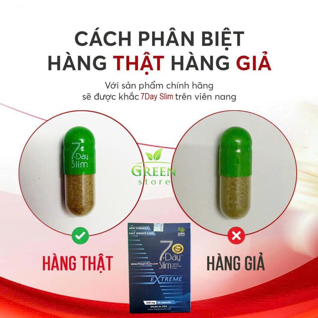 7 Day Slim - Viên Uống Giảm Cân Nhập Khẩu Mỹ (30 Viên) SLIMMING CARE ...