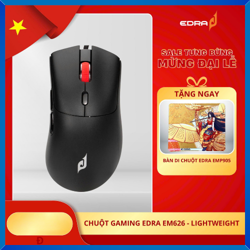 Mouse Gaming EDRA EM626 - LIGHTWEIGHT - Hàng Chính Hãng | Shopee Việt Nam