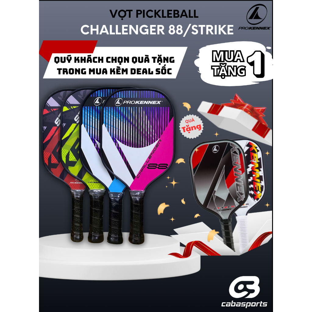 Vợt pickleball ProKennex Challenger 88, Prokennex Strike chính hãng ...