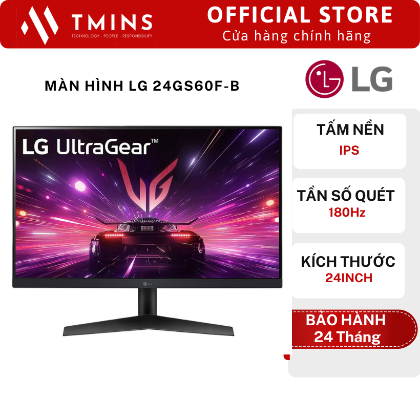 Màn hình LG UltraGear 24GS60F-B (24 inch - FHD - IPS - 180Hz - 1ms ...