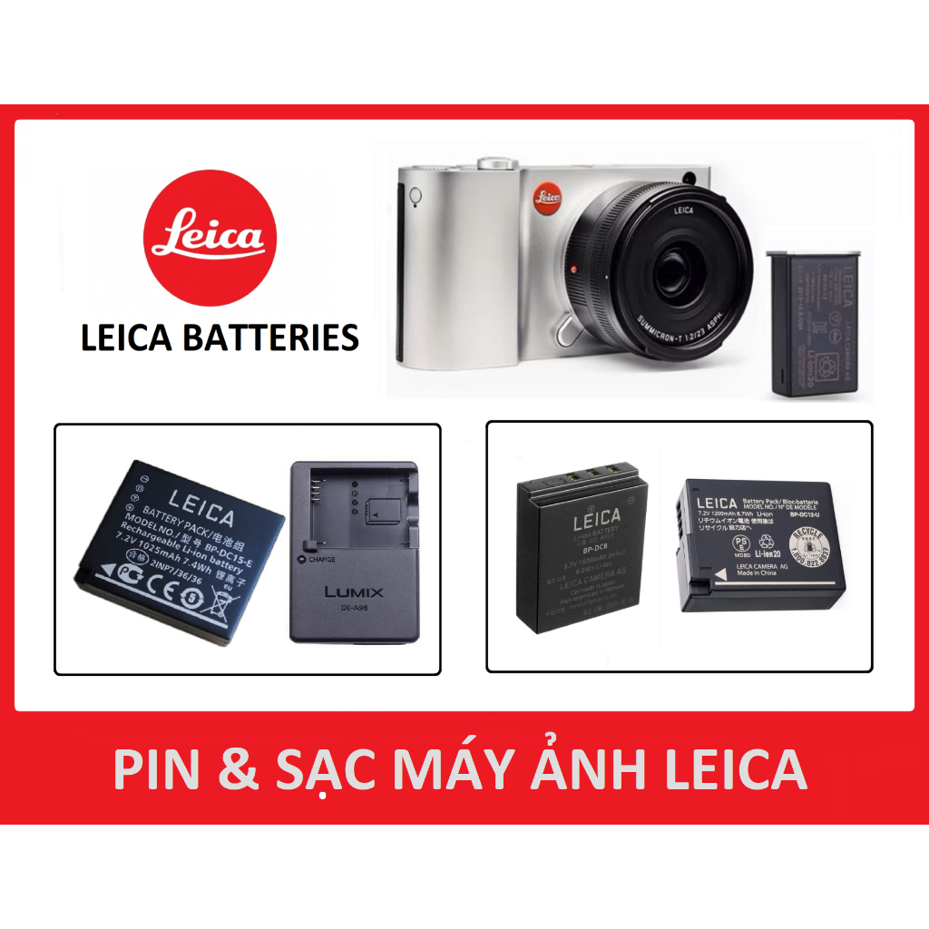 Pin &Sac pin sử dụng cho Leica Cameras | Shopee Việt Nam