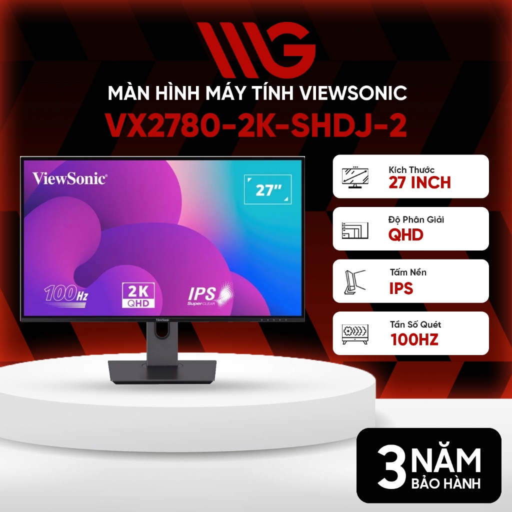 Màn Hình Máy Tính Viewsonic VX2780-2K-SHDJ-2 27 inch 2K IPS 75Hz ...