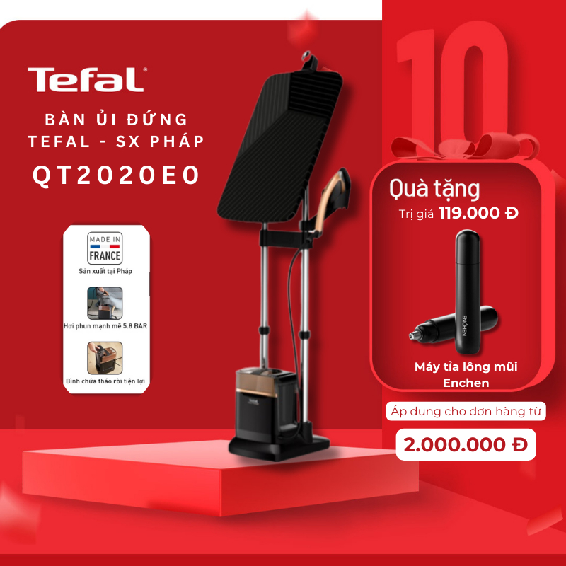 Bàn Là Ủi Cây Đứng Tefal IXEO POWER QT2020E0 Sản Xuất Pháp - Hàng Chính ...