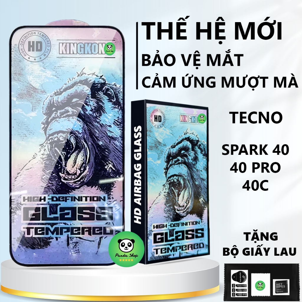 Kính cường lực Tecno Spark 40/ 40 PRO/ 40C full màn, chống va đập ...