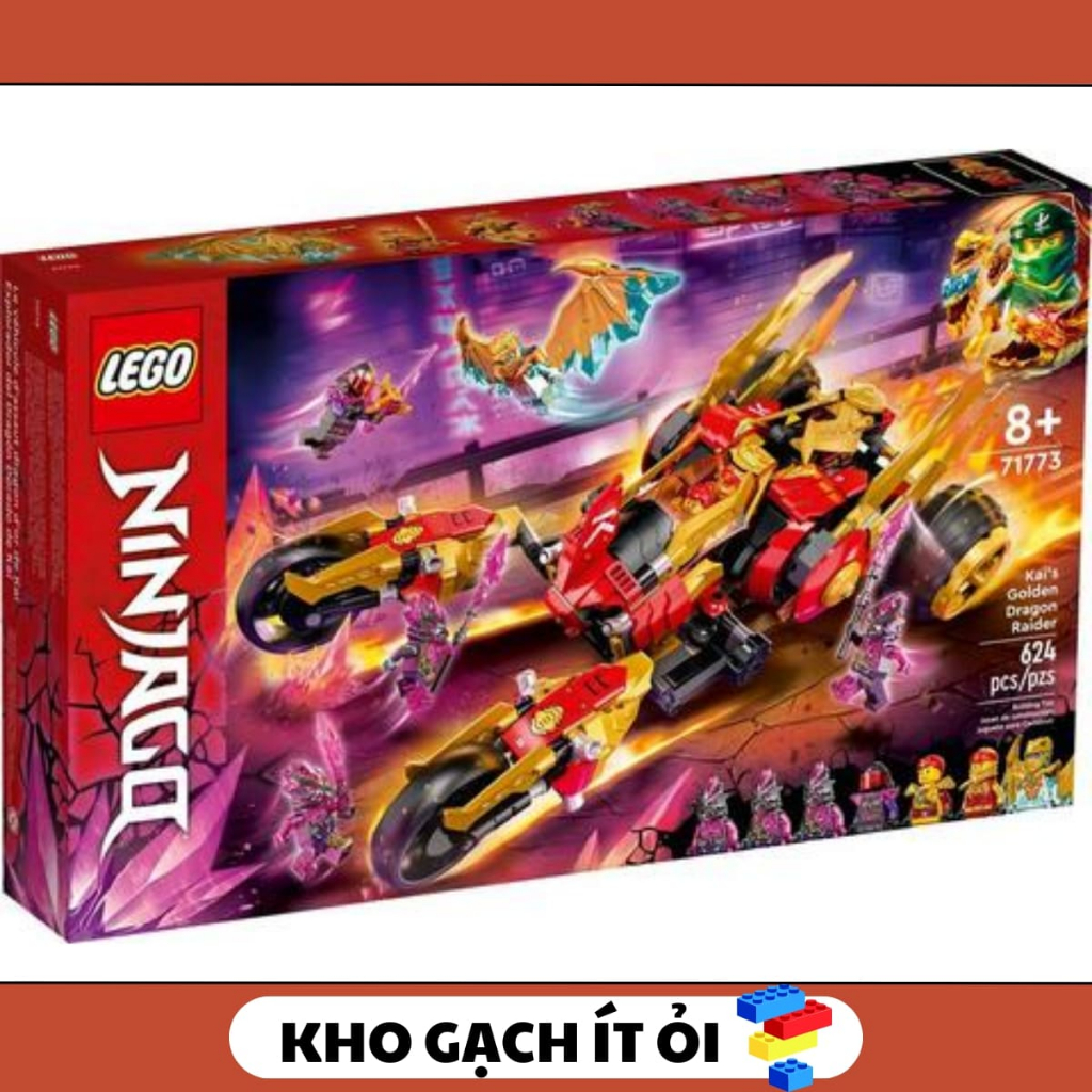 Lego Ninjago set 71773 - Gạch xe + Máy bay + Sách & Box - Like new ...