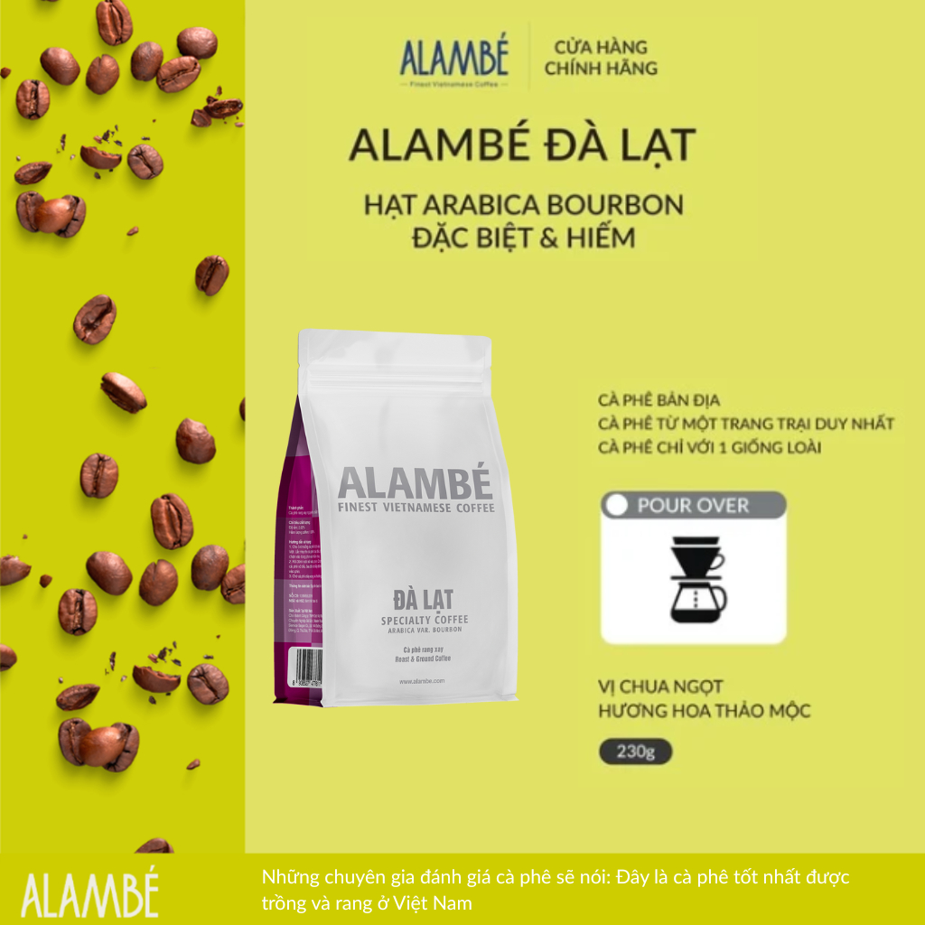 Specialty Coffee - ALAMBÉ Đà Lạt 230g - Cà phê rang xay/nguyên hạt ...