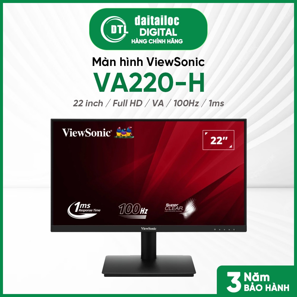 Màn hình ViewSonic VA220-H 22 inch Full HD VA 100Hz 1ms | Chính Hãng ...