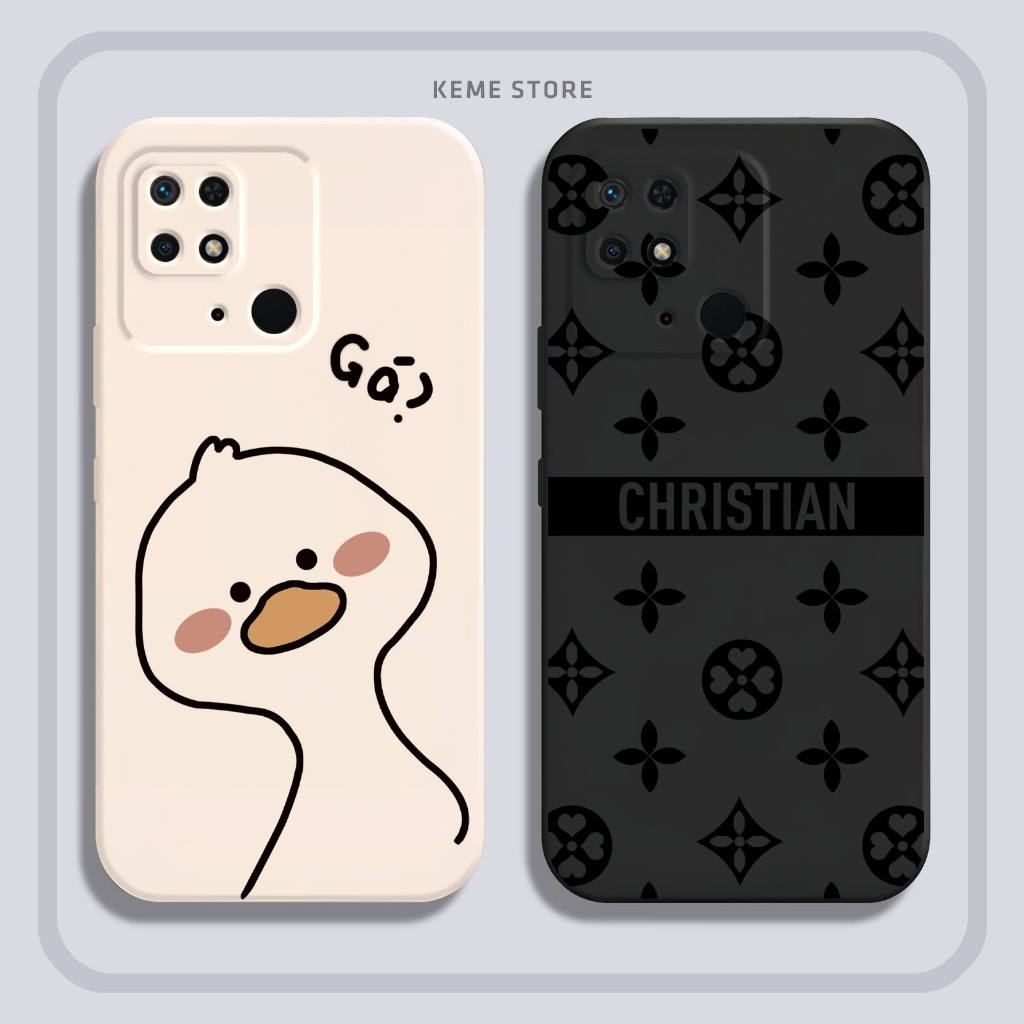 Ốp lưng Xiaomi Redmi 10C / Redmi 10 Power in hình Lucky Virus và Vịt ngáo ngơ | Shopee Việt Nam