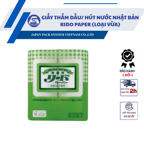 Khăn giấy đa năng thấm thực phẩm, hút dầu/ thấm nước Rido Paper JPS ...