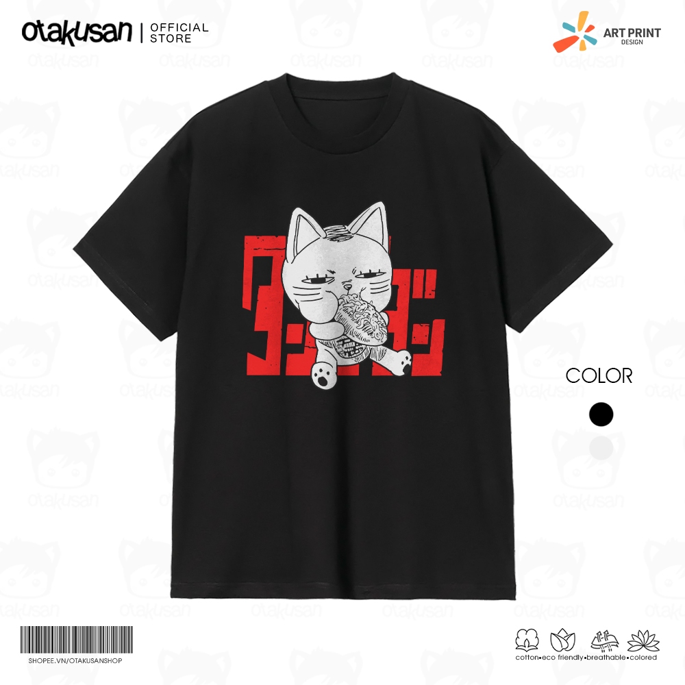 Áo thun Unisex Dandadan Turbo Cat Kawaii Art Cotton 100% ngắn tay ...