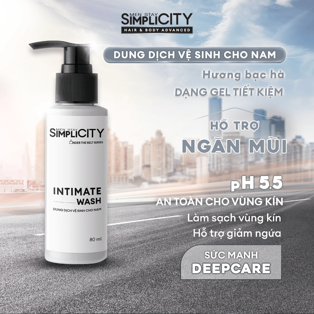 Dung Dịch Vệ Sinh Nam Làm Sạch Ngăn Mùi Men Stay Simplicity Intimate ...