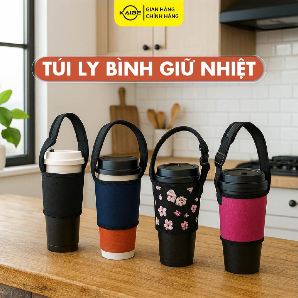 Túi đựng ly bình giữ nhiệt dung tích dưới 600ml - Kaibe | Shopee Việt Nam