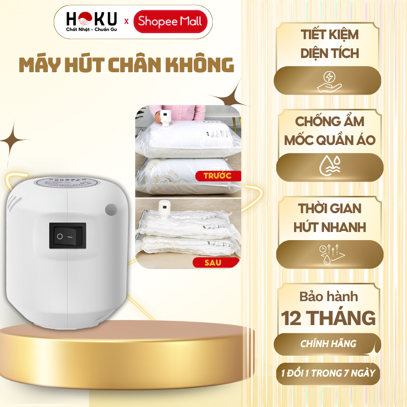 Máy Hút Chân Không Quần Áo HOKU Cầm Tay Mini Hút Chân Không Quần Áo ...