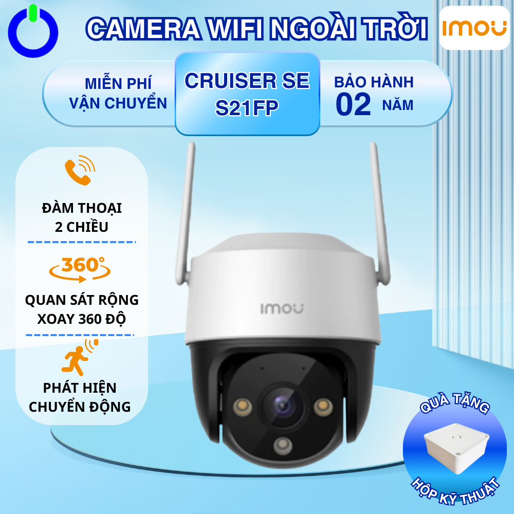 Camera Ngoài Trời Wifi IMOU CRUISER SE S21FP 2MP XOAY 360° Siêu Nét Ban ...