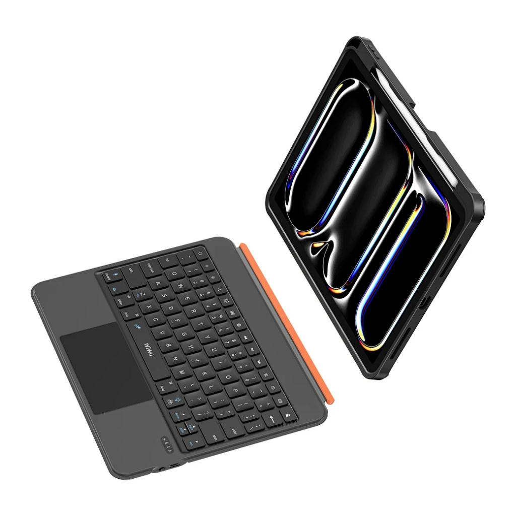 Ốp lưng kèm Bàn Phím Wiwu Combo Pro MK-007 Rotating Xoay 360 ipad Pro 11 / Air 4 5 6 7/M3 Gen 10 ...