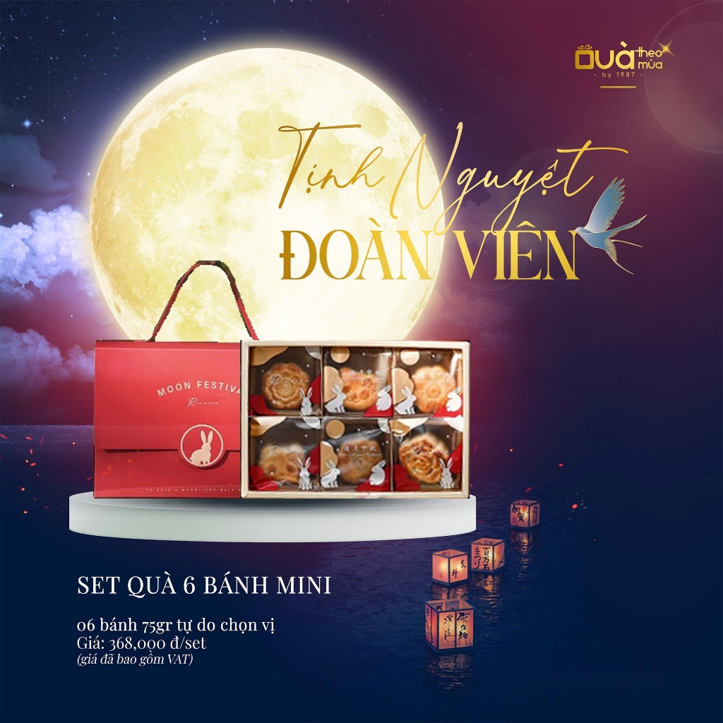Set Quà Trung Thu_Hộp Mini 6 Bánh_Bánh Trung Thu Handmade 2025 | Shopee ...
