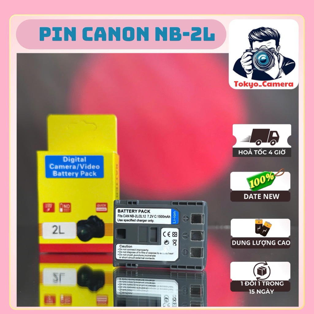 Pin Canon NB-2L ( pin thay thế ) | Shopee Việt Nam