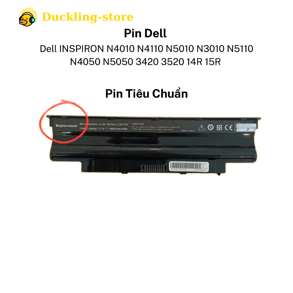 Pin Laptop Dell INSPIRON N4010 N4110 N5010 N3010 N5110 N4050 N5050 3420 ...