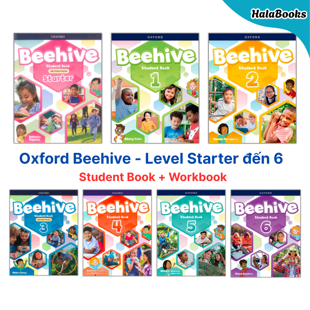 Sách - Beehive - Level Starter đến 6 (KHONG CO CODE) - Student Book + Workbook - Tặng Audio ...