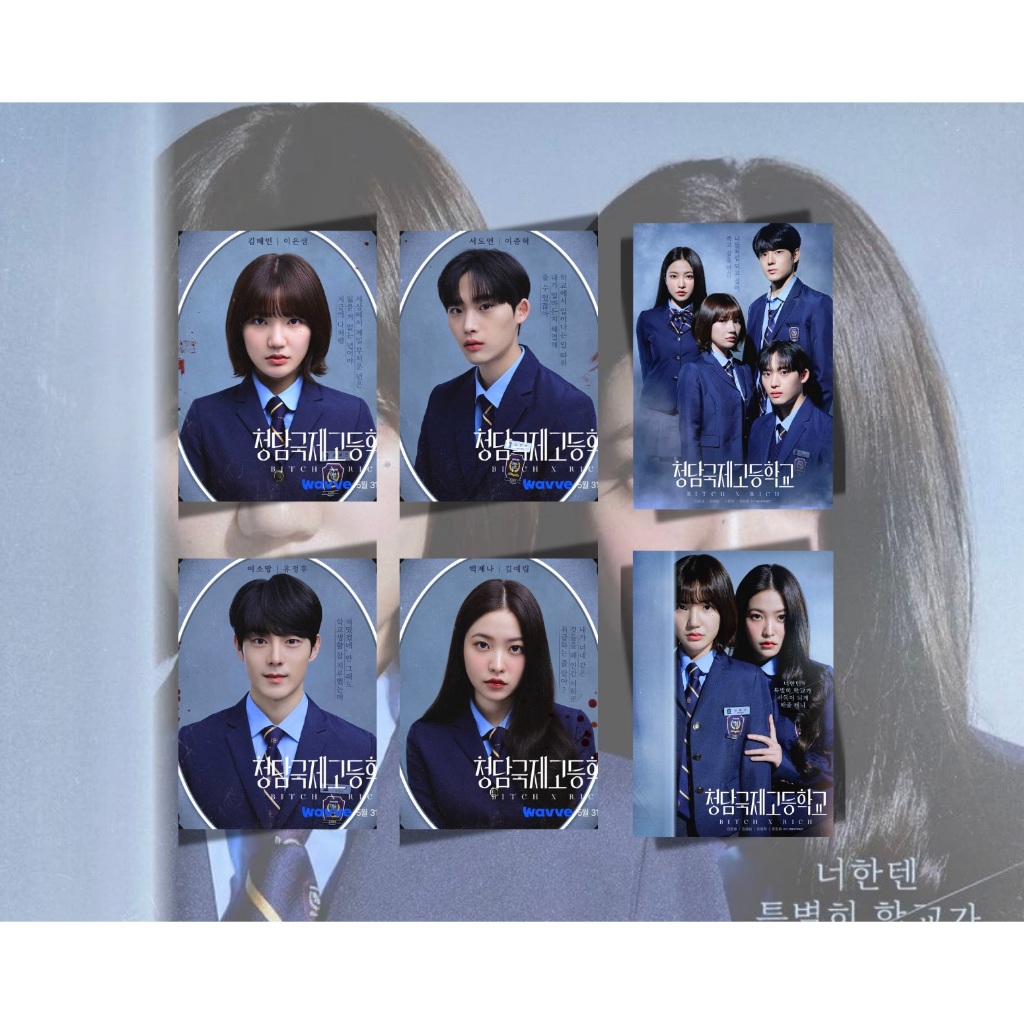 set poster decal a5 phim Chị Đại Học Đường - Bitch Rich Yeri, Yoo Jung ...