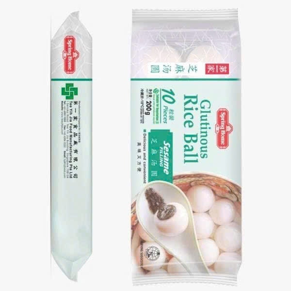 Bánh Trôi Nước Mè Đen Spring Home 200gr/ 10 bánh/ Glutinous Rice Ball ...