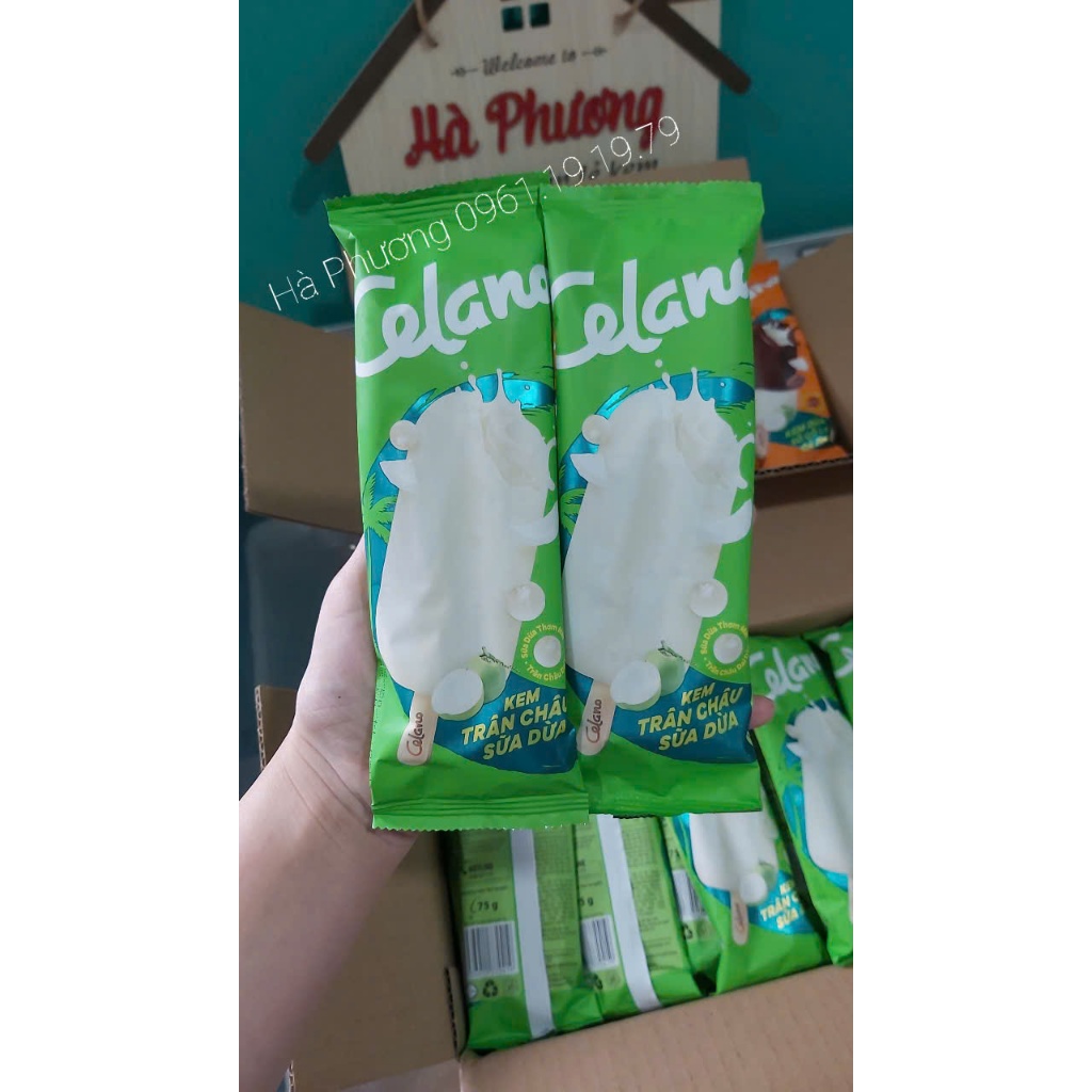 Kem Que Celano Trân châu Sữa Dừa | Shopee Việt Nam