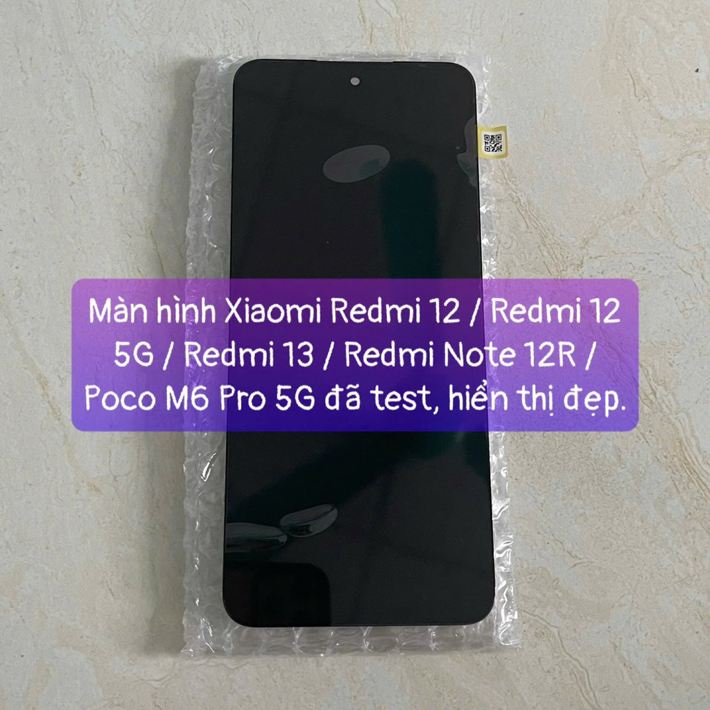 màn hình xiaomi Redmi 12 / Redmi 12 (5G) / Redmi 13 ,zin đủ ic dùng ...