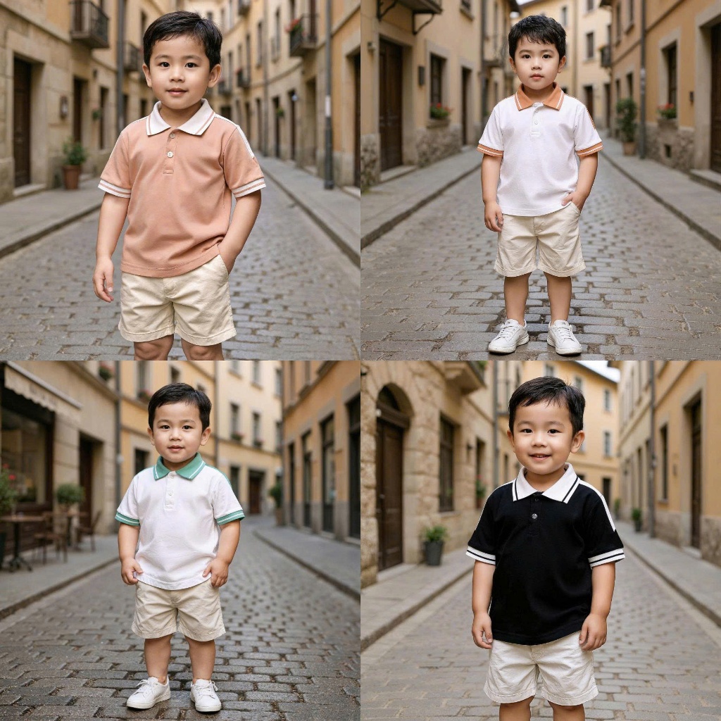 Áo Polo Yody cổ V siêu đẹp cho bé chất vải Poly Cotton co giãn 4 chiều ...