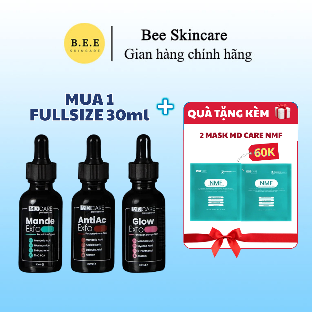 Serum MD Care Mande, AntiAc, Glow Exfo Tẩy Da Chết, Kiềm Dầu, Sáng Da ...