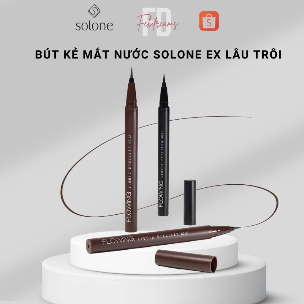 Bút kẻ mắt nước Solone EX lâu trôi – (2 màu tùy chọn) | Shopee Việt Nam