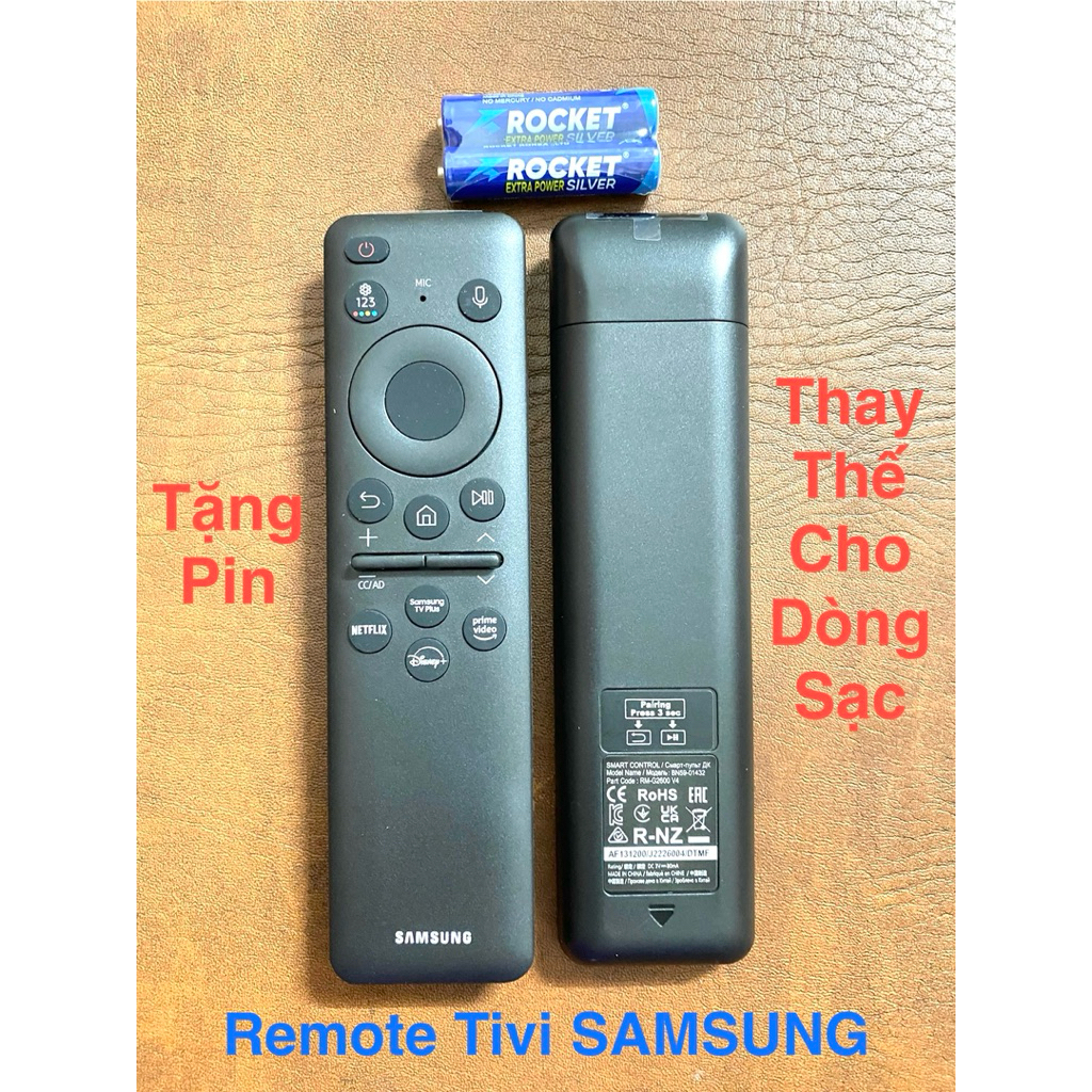 Remote Tivi SAMSUNG, Điều Khiển Tivi SAMSUNG (Dùng Pin Thay Thế Dòng ...
