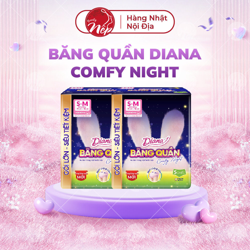 Băng quần Diana Comfy Night size S/M, M/L 5 miếng_nepbeauty | Shopee Việt Nam