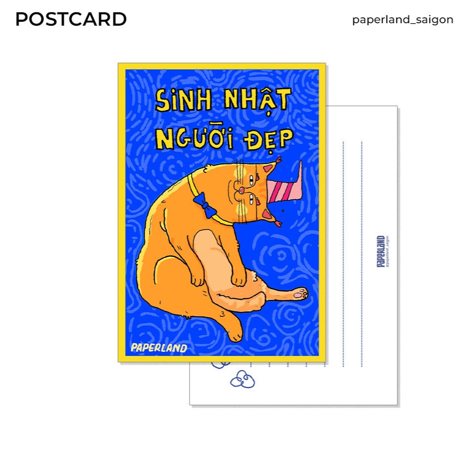 [giấy mỹ thuật] THIỆP SINH NHẬT MÈO CAM CHÚC MỪNG SINH NHẬT NGƯỜI ĐẸP ...
