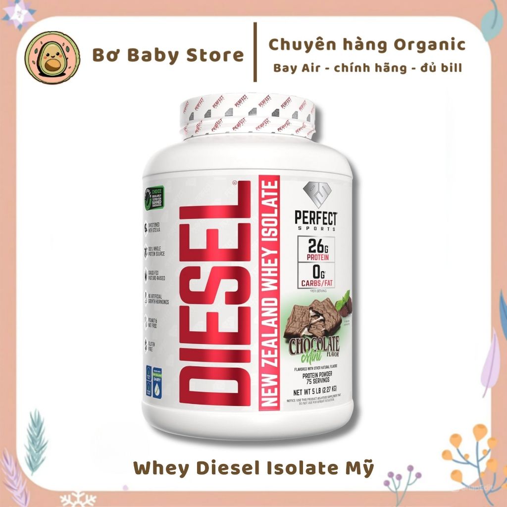 Diesel Whey Protein Isolate 5LBS - Perfect Sport NEW ZEALAND (BAY AIR ...