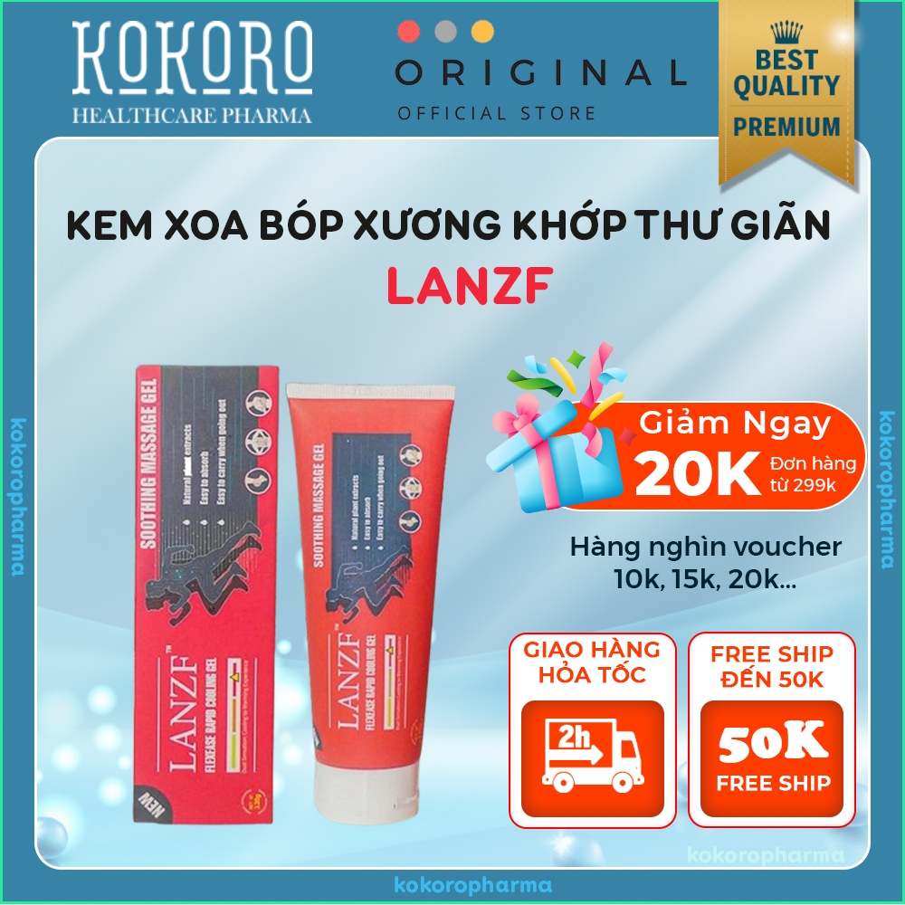 Kem Xoa Bóp Xương Khớp LANZF CHONDROITIN – Gel Xoa Bóp LANZF Phục Hồi ...