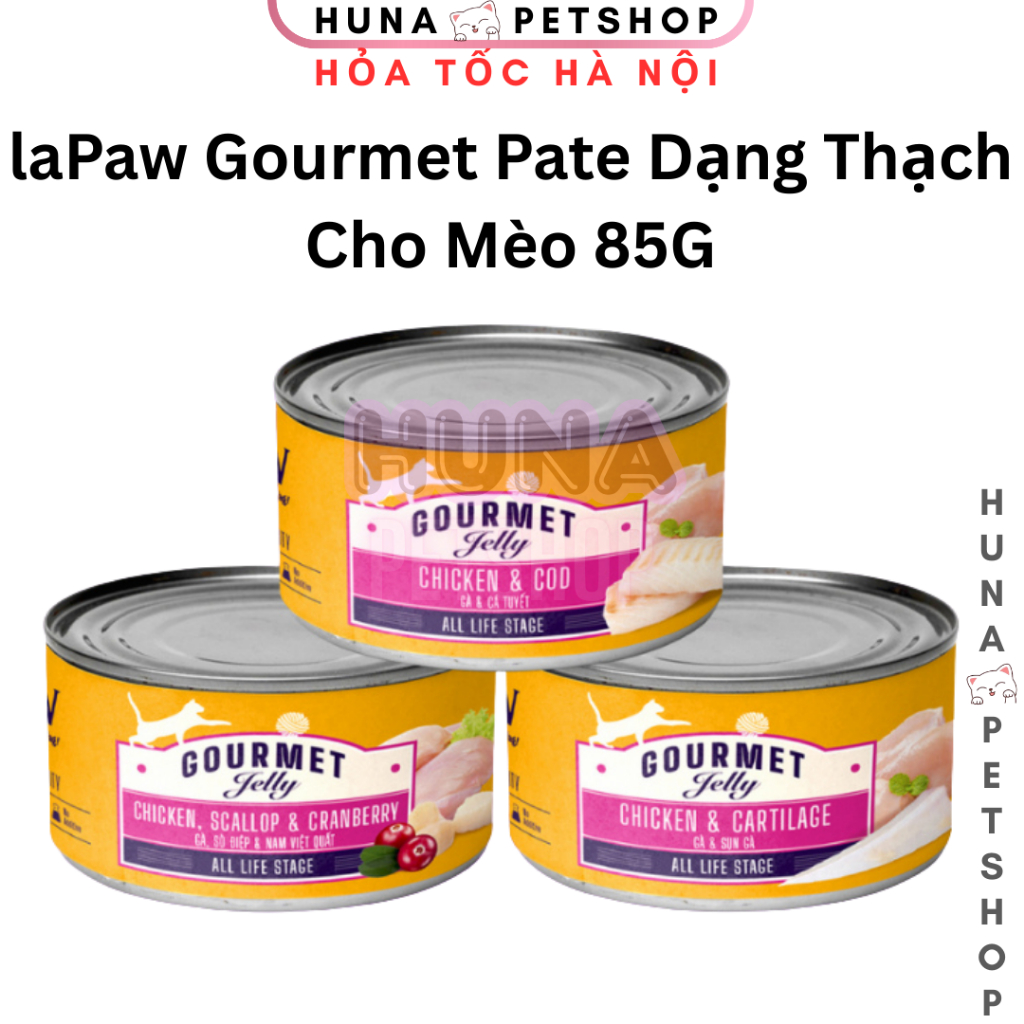 Pate Cho Mèo Mọi Lứa Tuổi laPaw Gourmet 85g – Dạng Thạch Dinh Dưỡng Tự ...