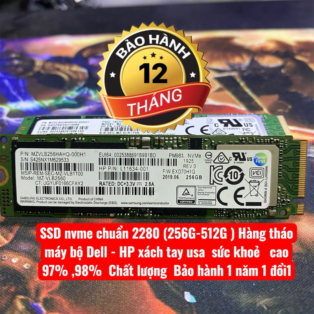 ổ cứng ssd M2 nvme 256Gb-512Gb samsung - Hynix - Micron (bảo hành 12 tháng) | Shopee Việt Nam