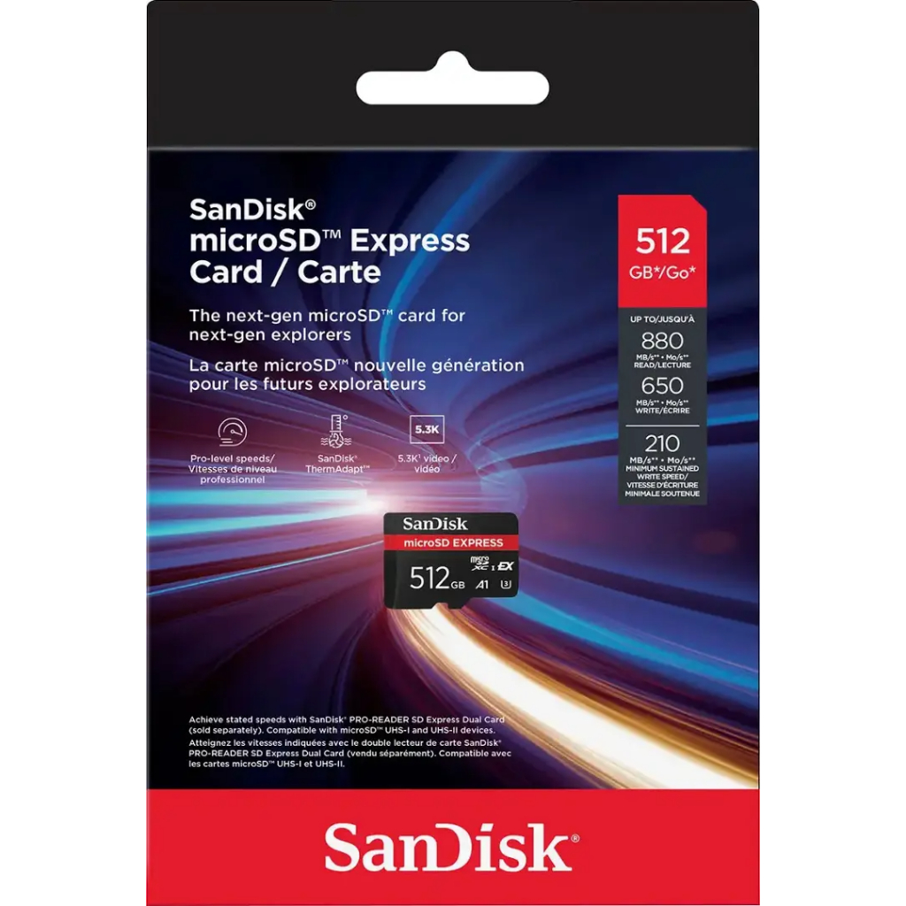 Sandisk Micro SD Express Card - 512GB | Shopee Việt Nam
