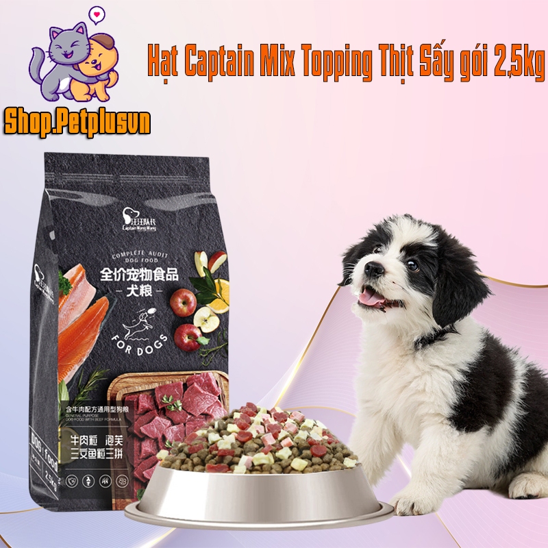 Thức ăn hạt cho chó lười ăn, kén ăn Captain gói 2,5kg | Shopee Việt Nam