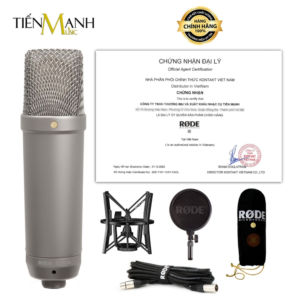 [Chính Hãng] Micro Rode NT1-A Mic Thu Âm Condenser Livestream Phòng Thu ...
