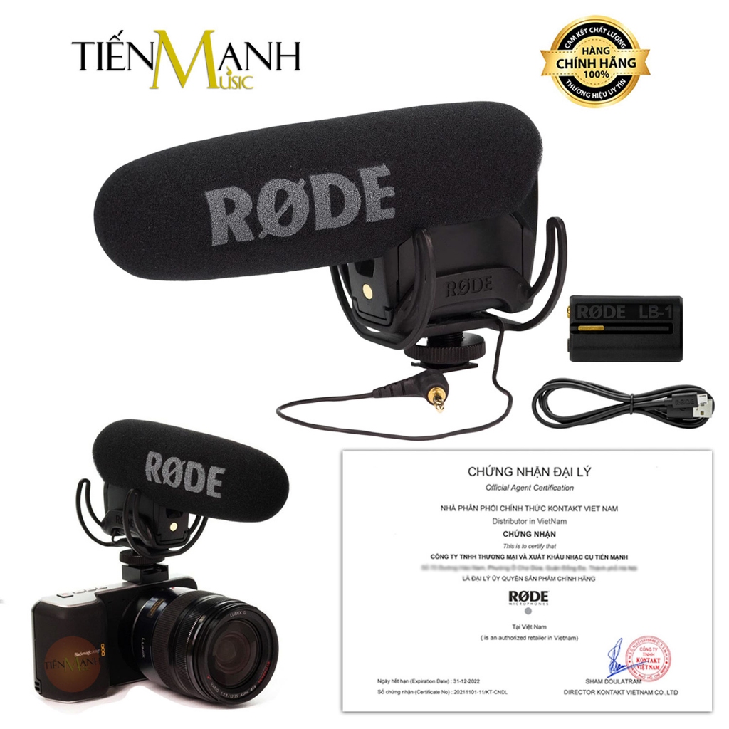 [Chính Hãng] Micro Rode VideoMic Pro Plus - Microphone Dùng Cho Máy Ảnh ...