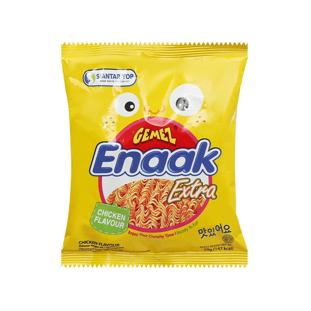 Snack mì trẻ em Gemez Enaak Extra vị gà gói 30 gram | Shopee Việt Nam
