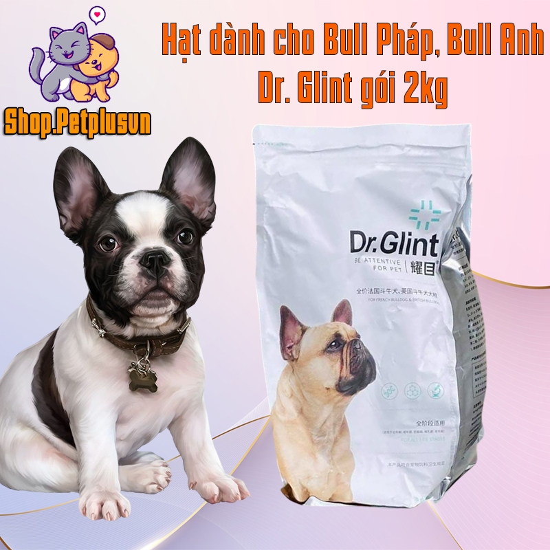 Dr Glint Thức ăn hạt cho Bull Pháp, Bull Anh gói 2kg | Shopee Việt Nam